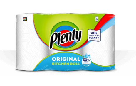 Plenty Original Kitchen Roll 3 Pack - RobertsJ Ltd